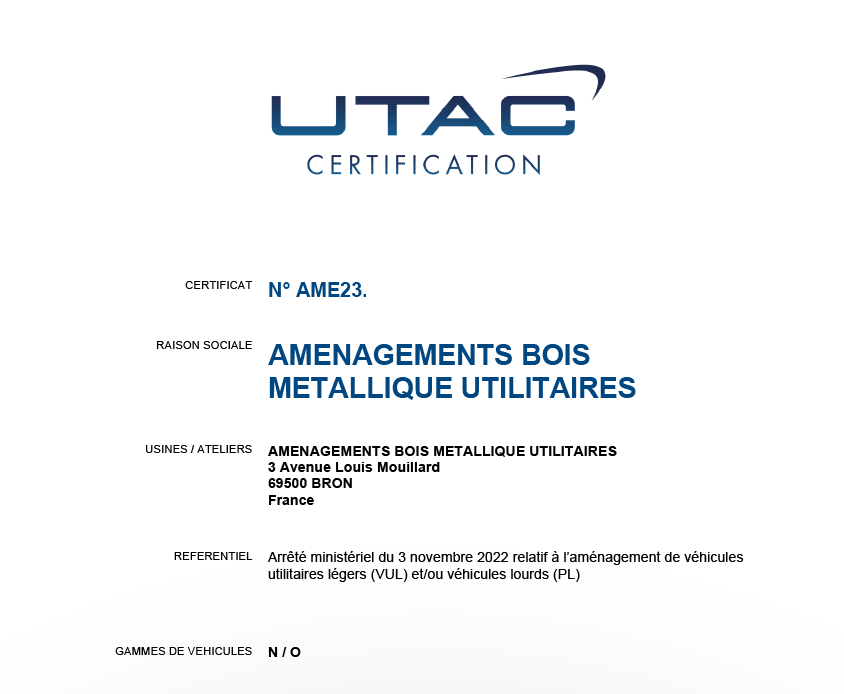 Nos certifications › ABM utilitaires